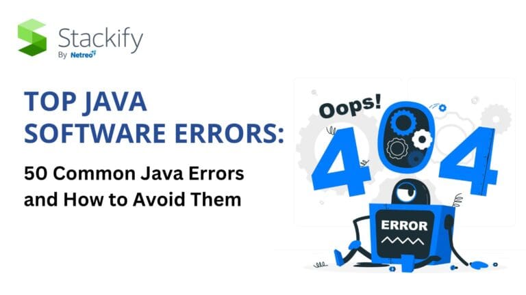 50 Common Java Errors and How to Avoid Them- Stackify 50 Common Java Errors and How to Avoid Them- Stackify